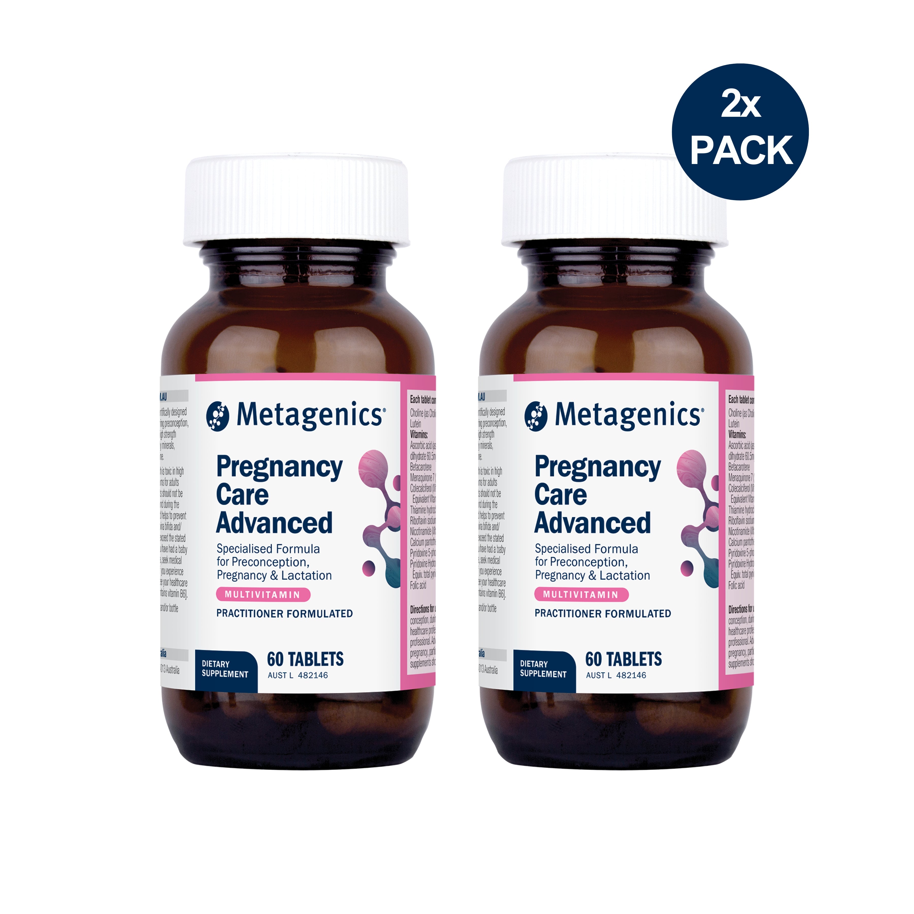 Pregnancy Care Advanced 60 Tablets - 2 Pack – Metagenics