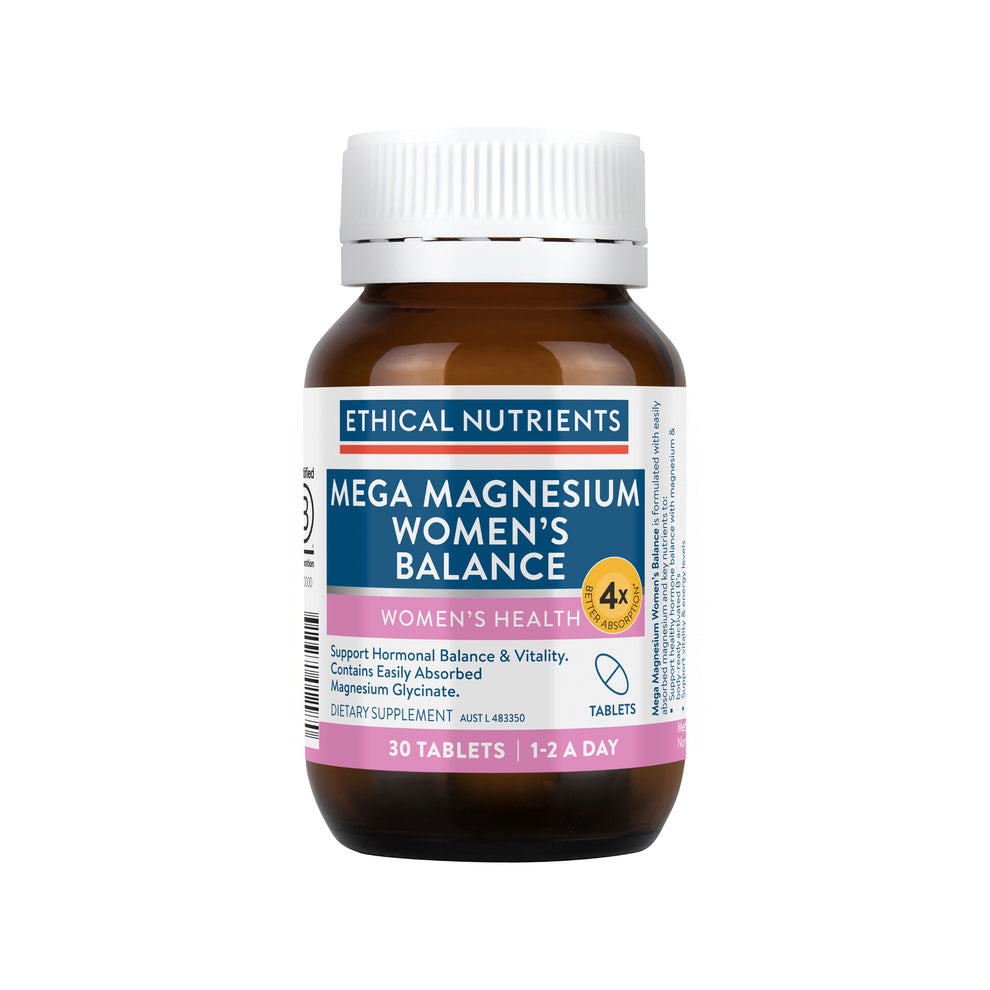 Ethical Nutrients Mega Magnesium Women's Balance 30 Tablets – Metagenics