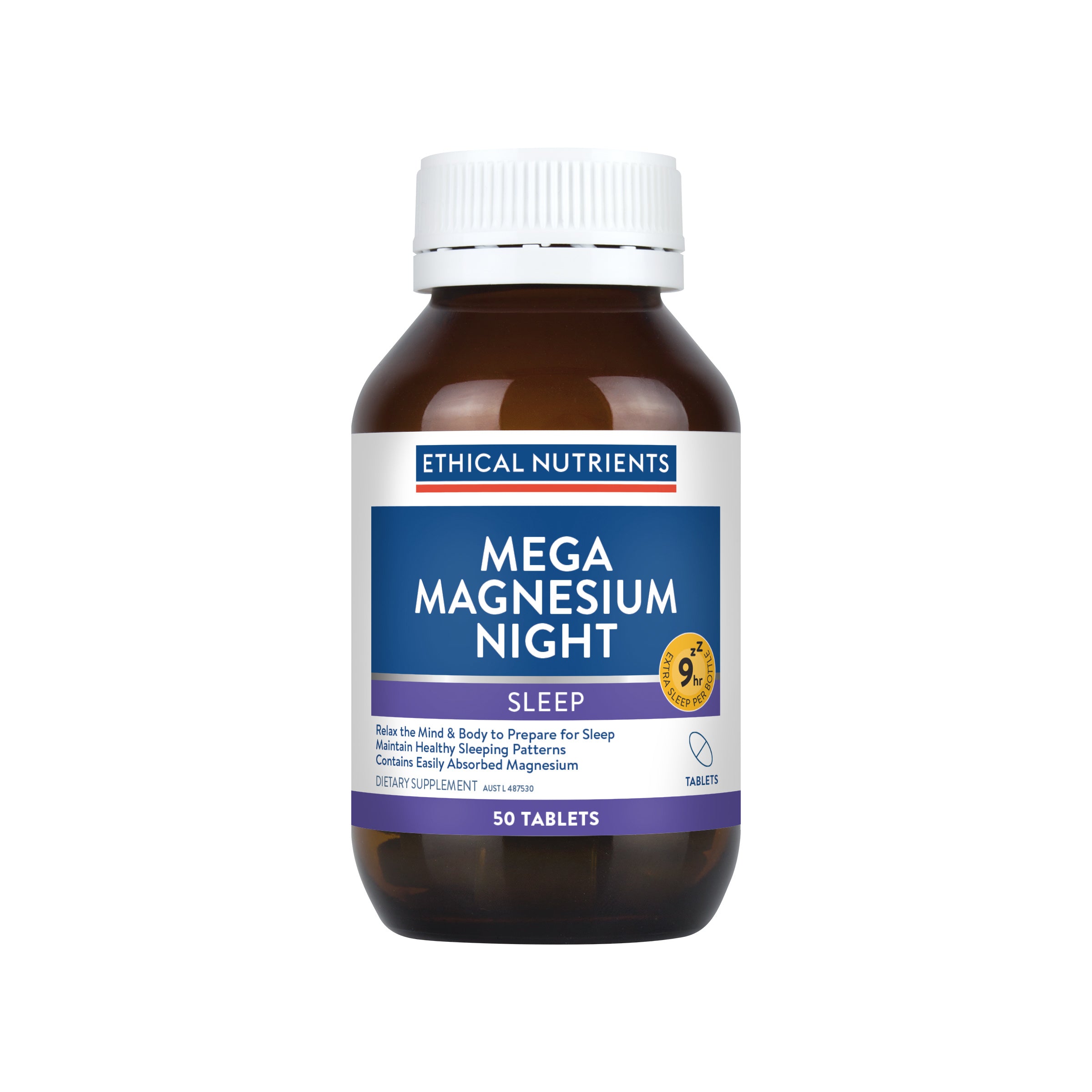Ethical Nutrients Mega Magnesium Night 50 Tablets – Metagenics