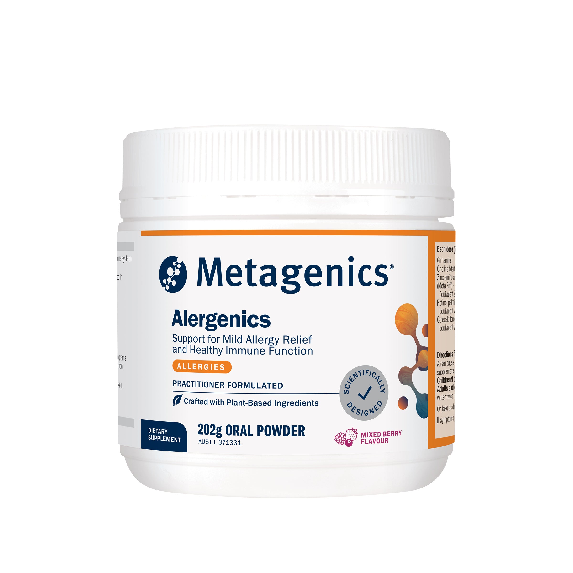 Metagenics Alergenics 202g Powder for Allergies