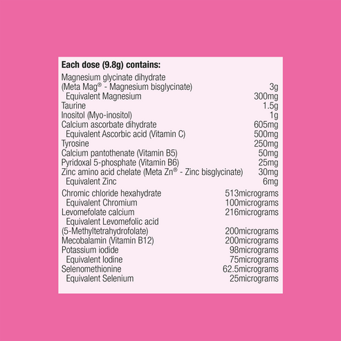 Metagenics FemmeX Tropical 275g Powder with Magnesium for Women