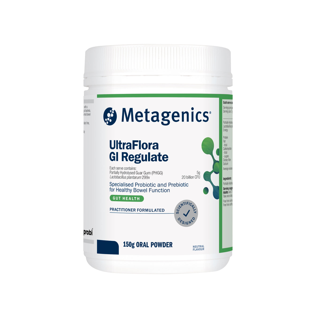 Metagenics UltraFlora GI Regulate 150g Powder for Irritable Bowel Syndrome