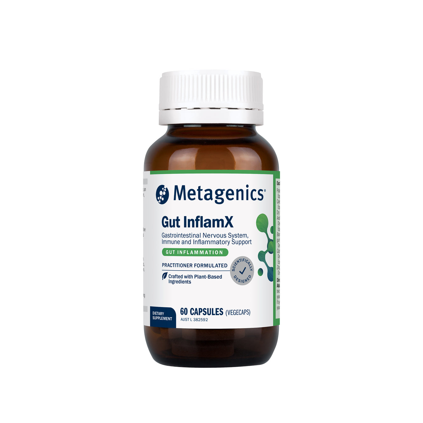 Metagenics Gut InflamX 60 Capsules for Gut Pain