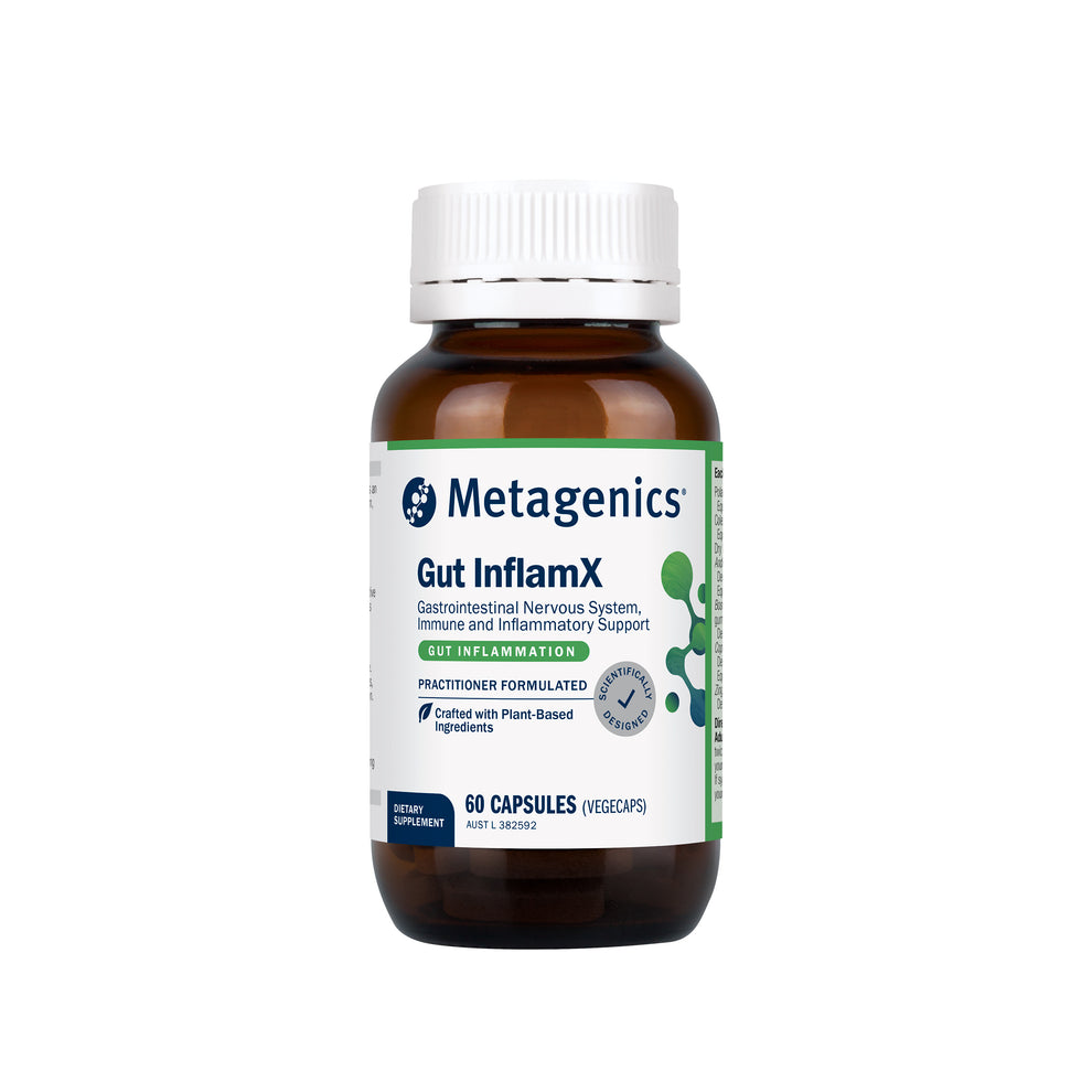 Metagenics Gut InflamX 60 Capsules for Gut Pain