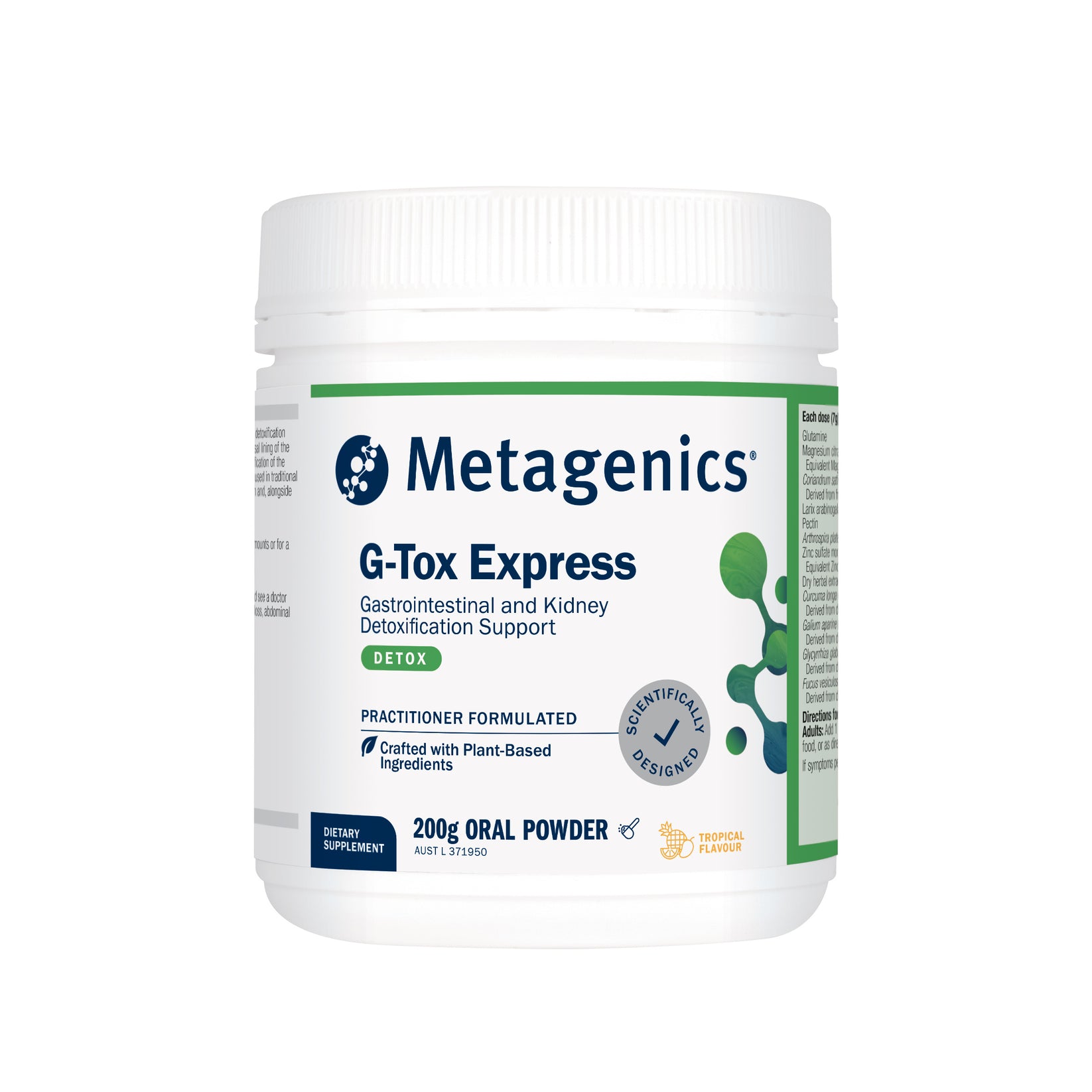 Metagenics G-Tox Express 200g Powder for Detoxification