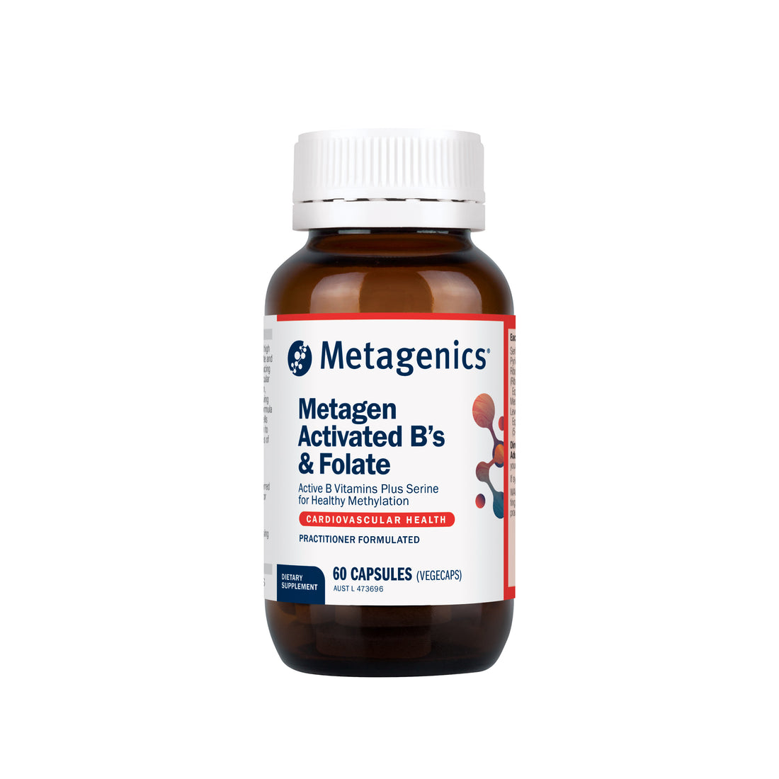 Metagenics Metagen Activated B's & Folate 60 Capsules