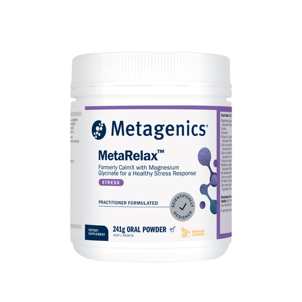 Metagenics MetaRelax Tropical Magnesium Powder 241g: New Name, Same ...