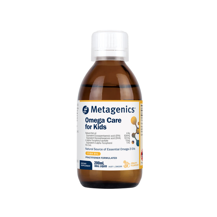 Metagenics Omega Care for Kids 200ml Liquid for Omega-3 Supplementation