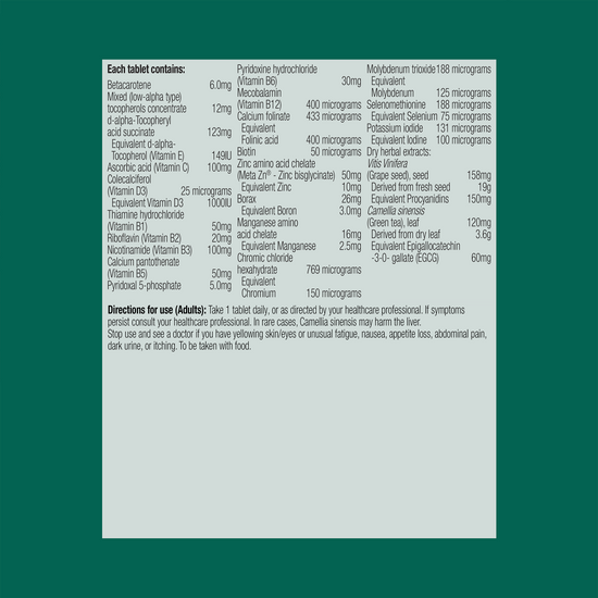 Metagenics Prime Essentials Multivitamin & Mineral 60 Tablets for Nutritional Support