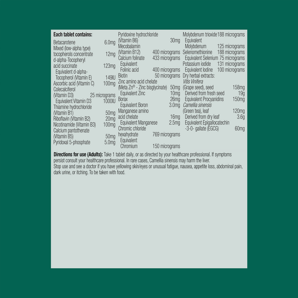 Metagenics Prime Essentials Multivitamin & Mineral 60 Tablets for ...