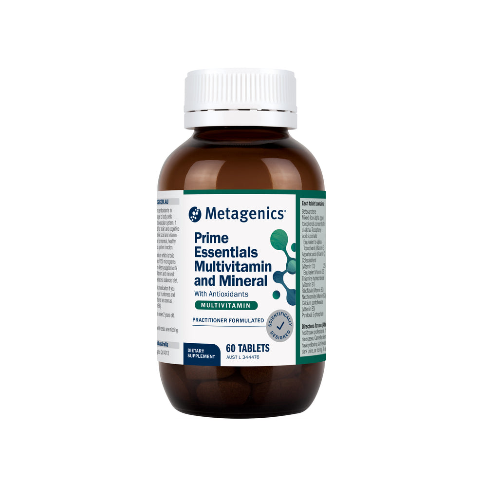 Metagenics Prime Essentials Multivitamin & Mineral 60 Tablets for ...