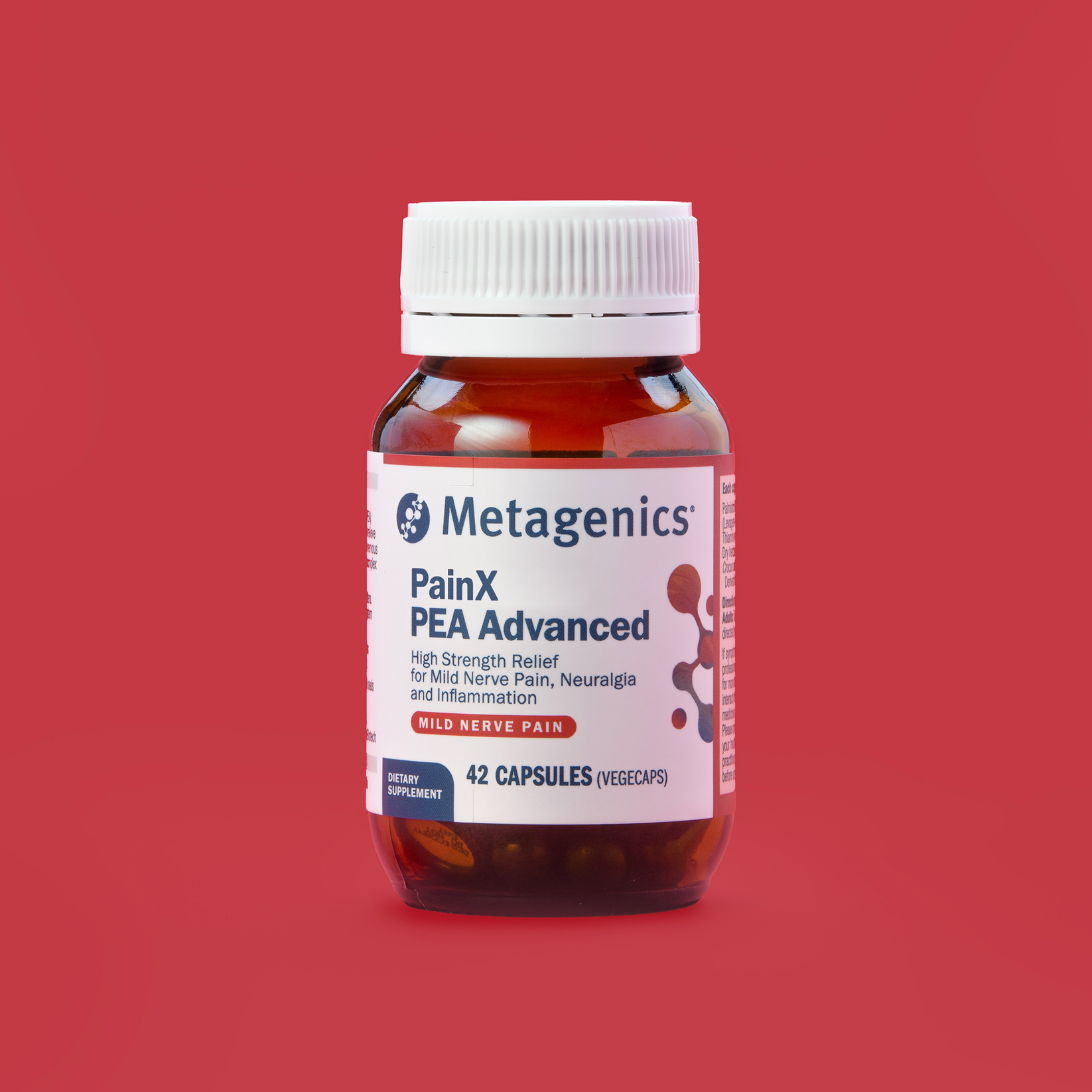 Metagenics PainX PEA Advanced 42 Capsules for Mild Nerve Pain