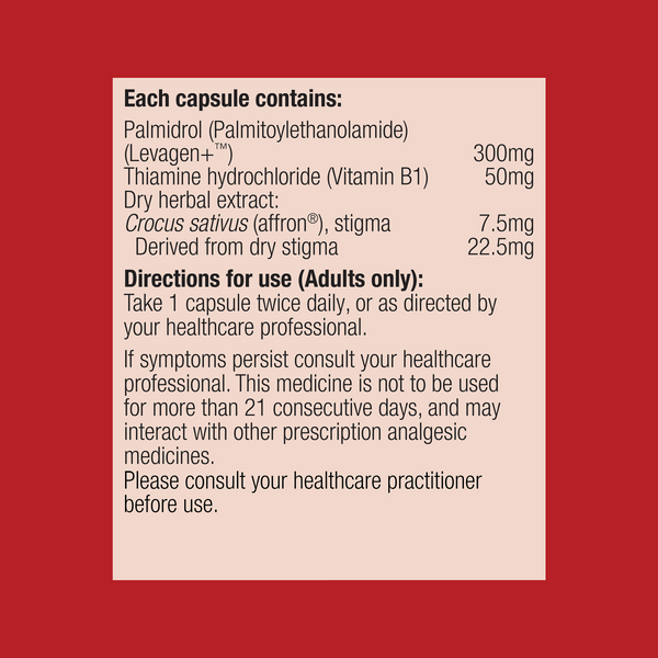 Metagenics PainX PEA Advanced 42 Capsules for Mild Nerve Pain