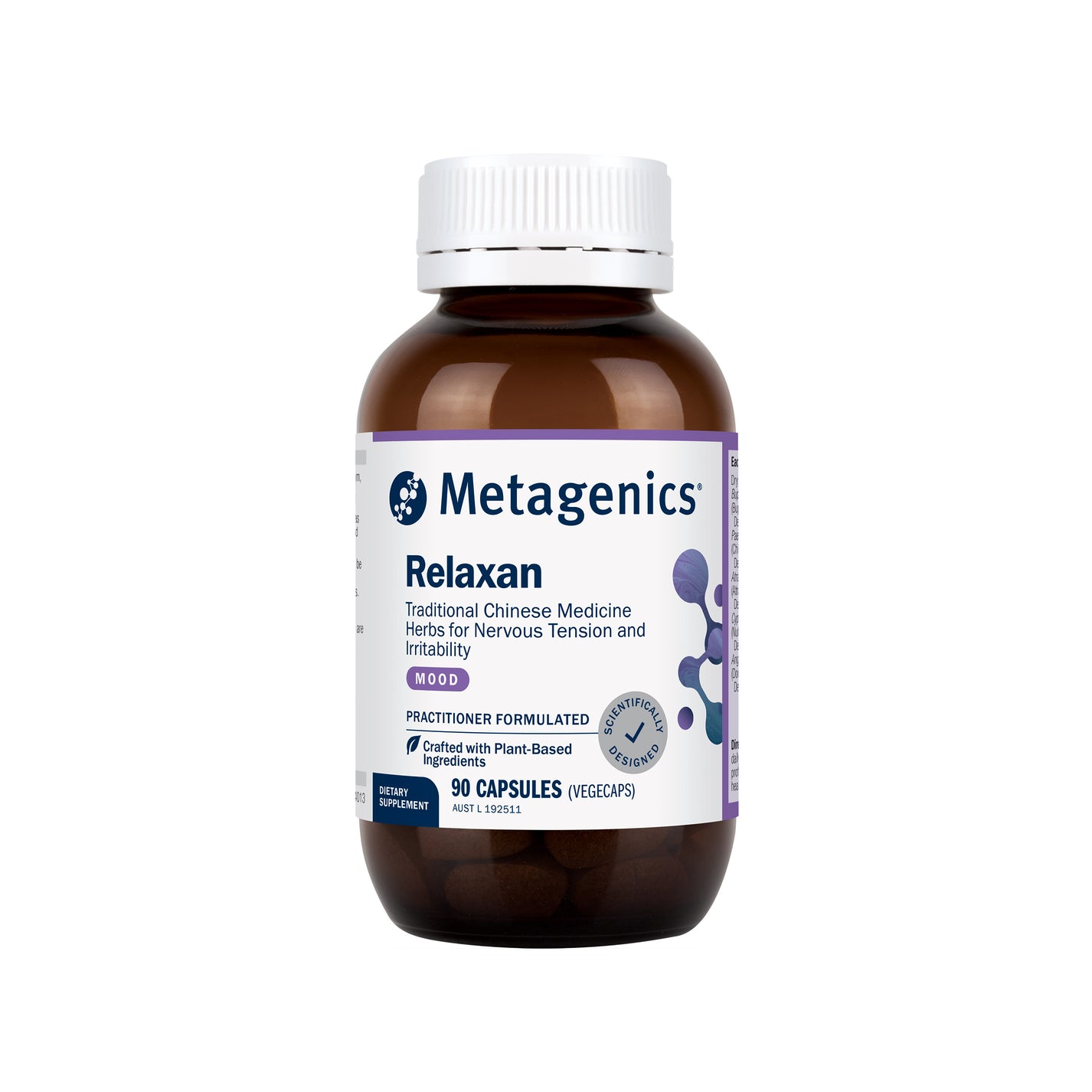 Metagenics Relaxan 90 Capsules for Irritability