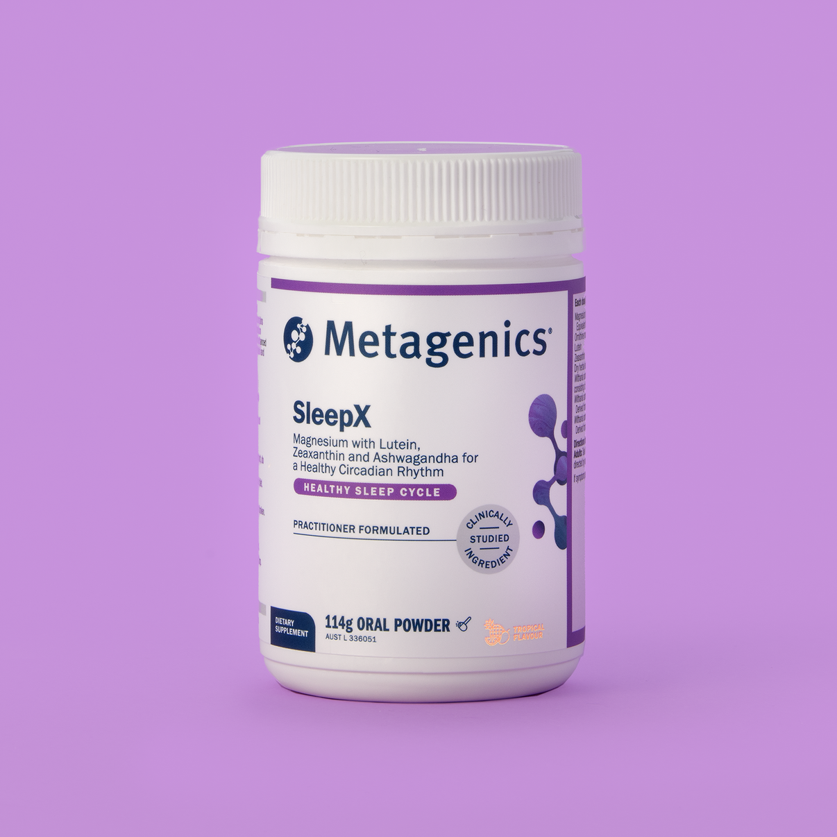 Metagenics SleepX Tropical 114g Powder for Sleep