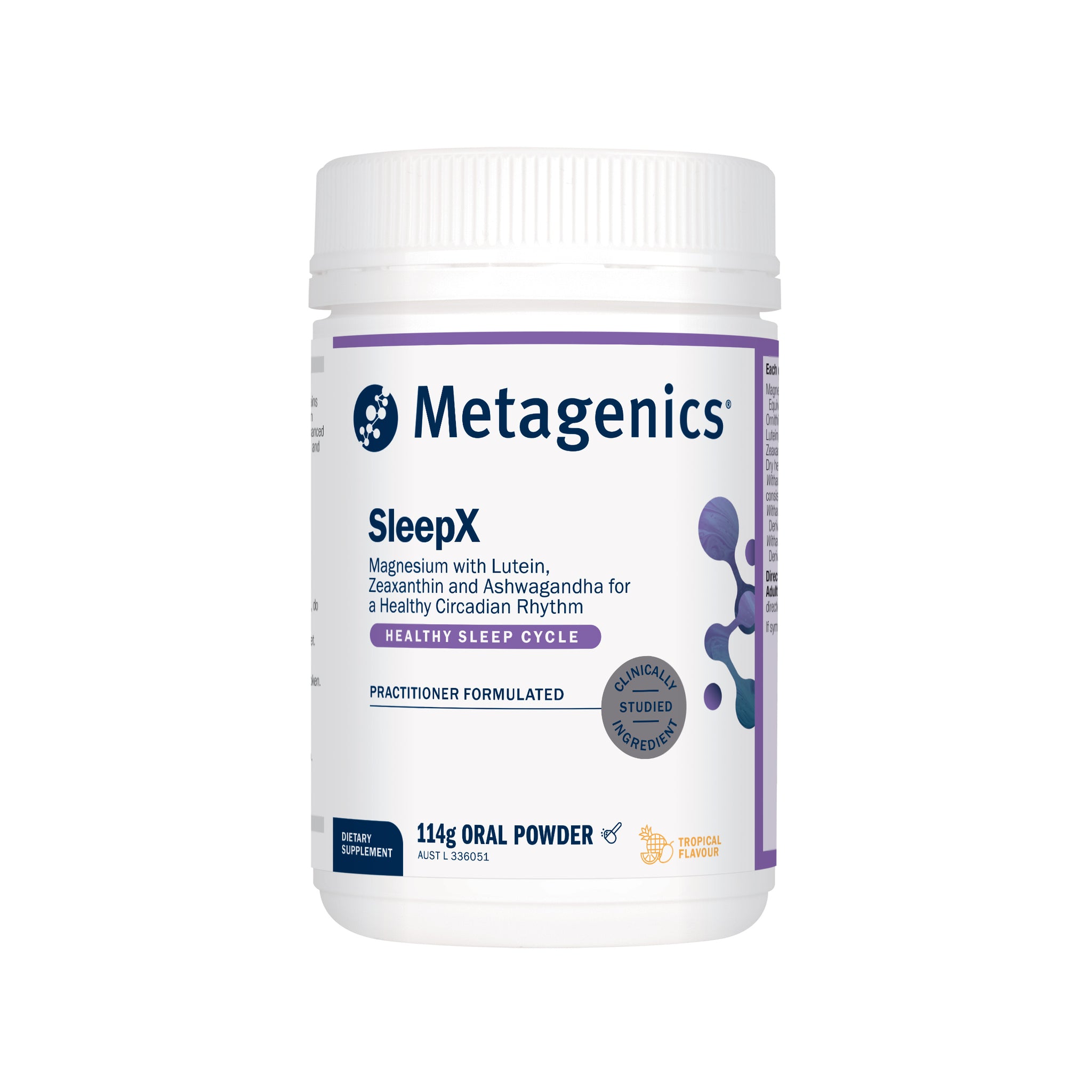 Metagenics SleepX Tropical 114g Powder for Sleep