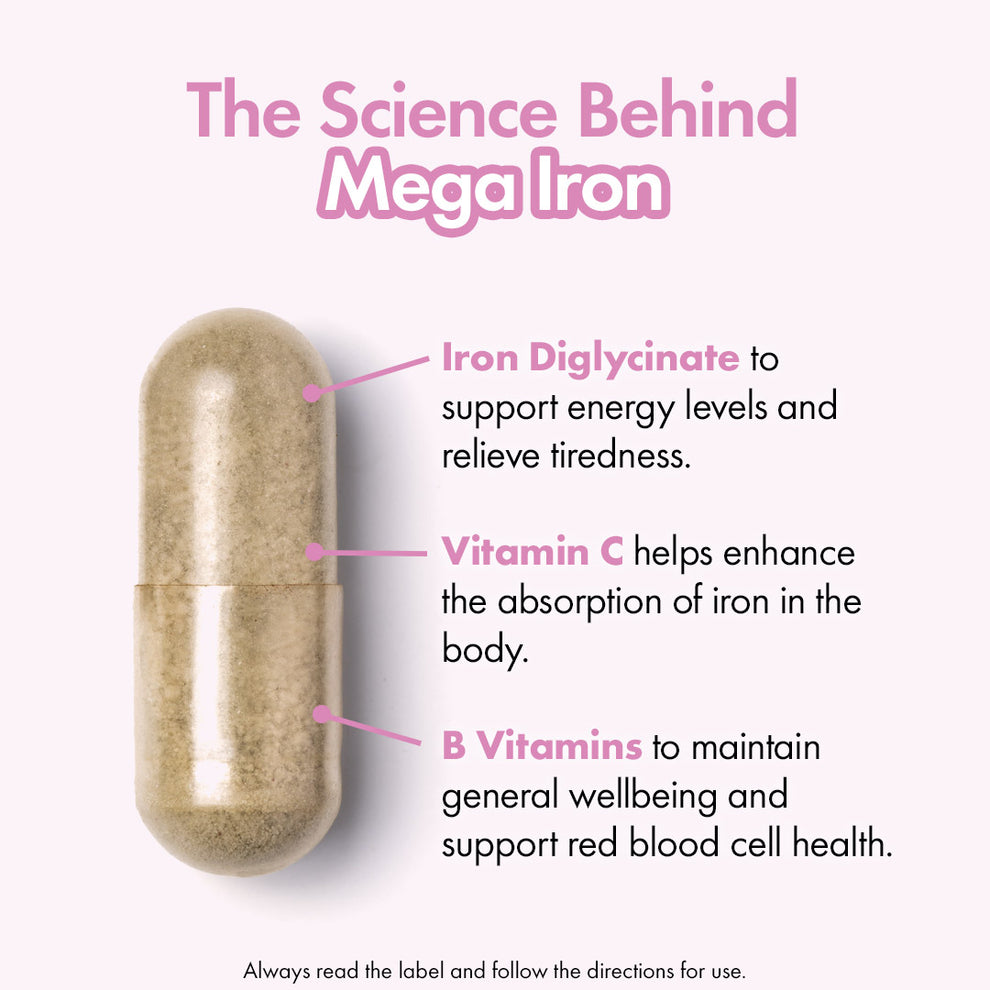 Ethical Nutrients Mega Iron 30 Capsules – Metagenics