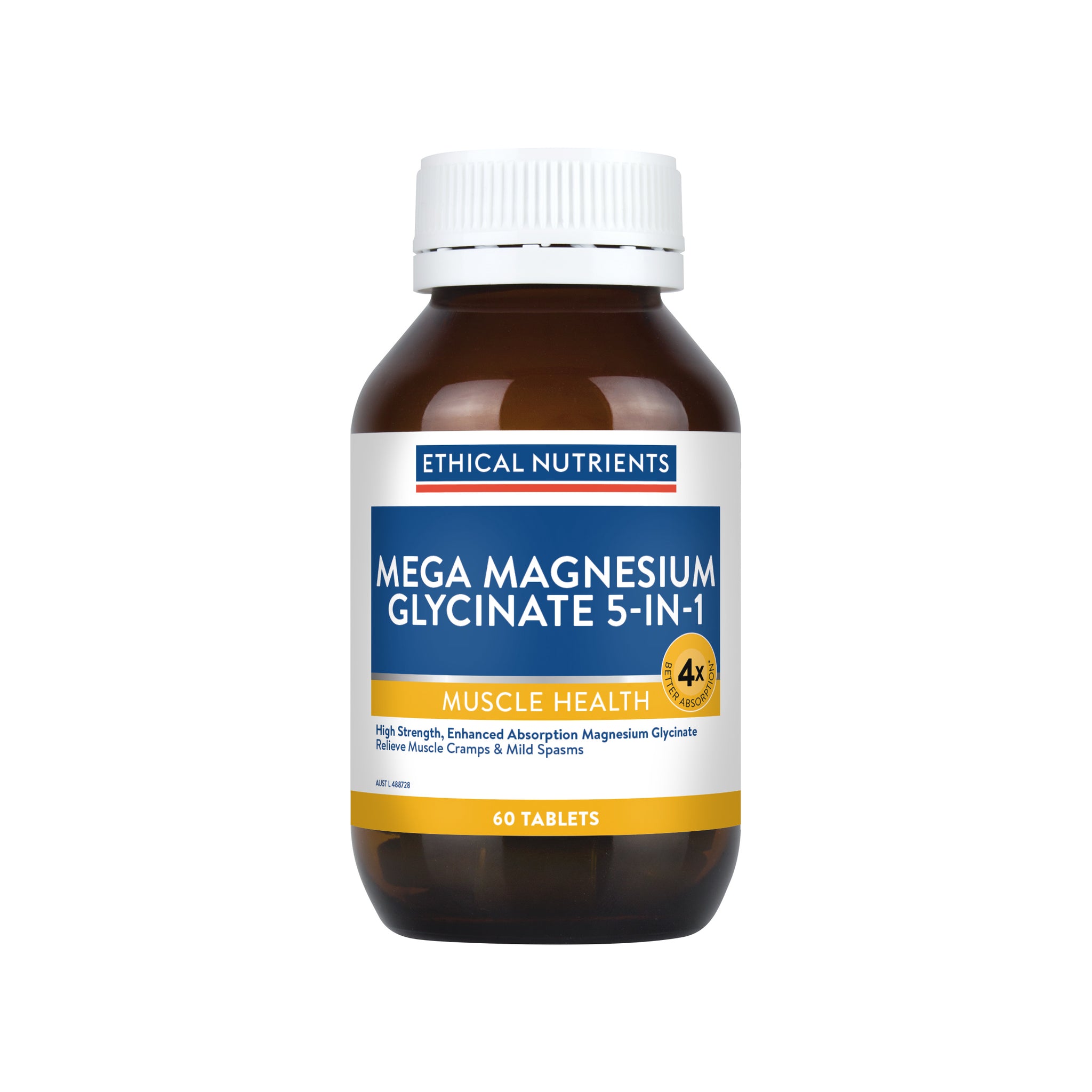 Ethical Nutrients Mega Magnesium Glycinate 5-in-1 60 Tablets – Metagenics