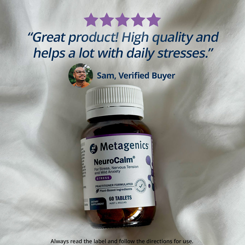Metagenics NeuroCalm 120 Tablets for Stress & Nervous Tension