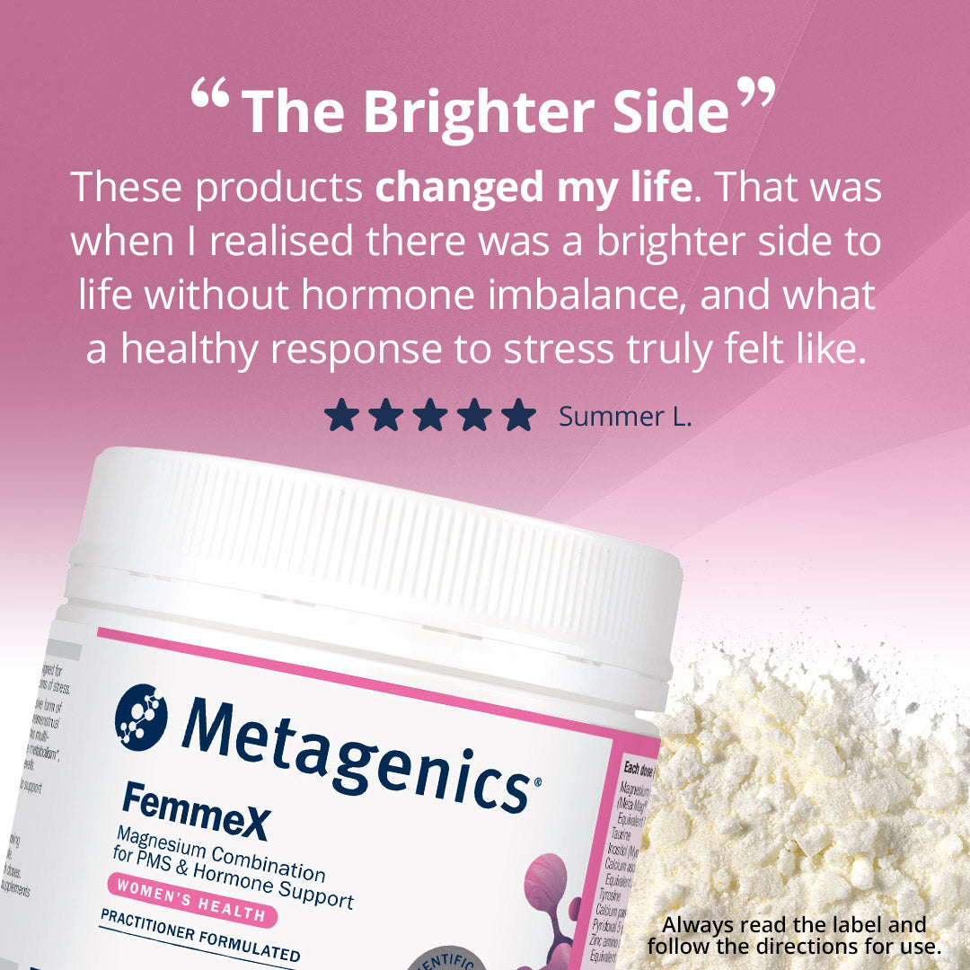Metagenics FemmeX Tropical 275g Powder with Magnesium for Women