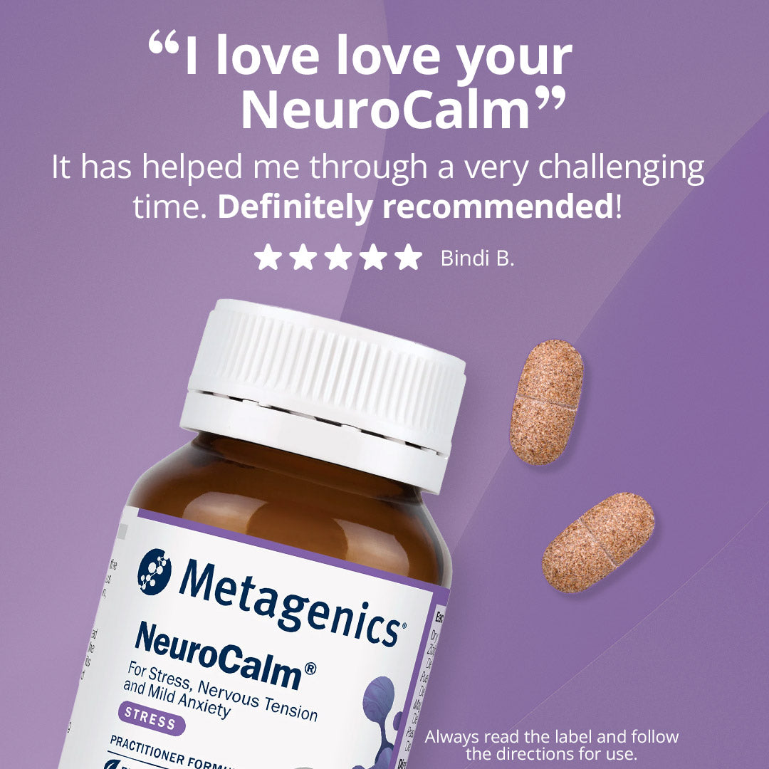 Metagenics NeuroCalm 30 Tablets for Stress & Nervous Tension