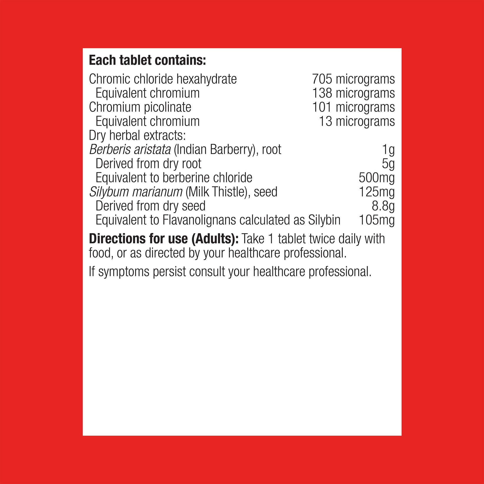 Metagenics Resist-X Advanced 60 Tablets for Supporting Blood Sugar ...