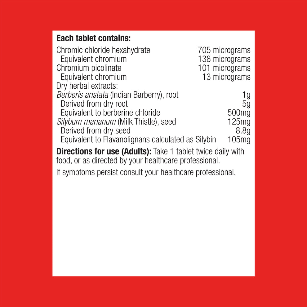 Metagenics Resist-X Advanced 60 Tablets for Supporting Blood Sugar ...