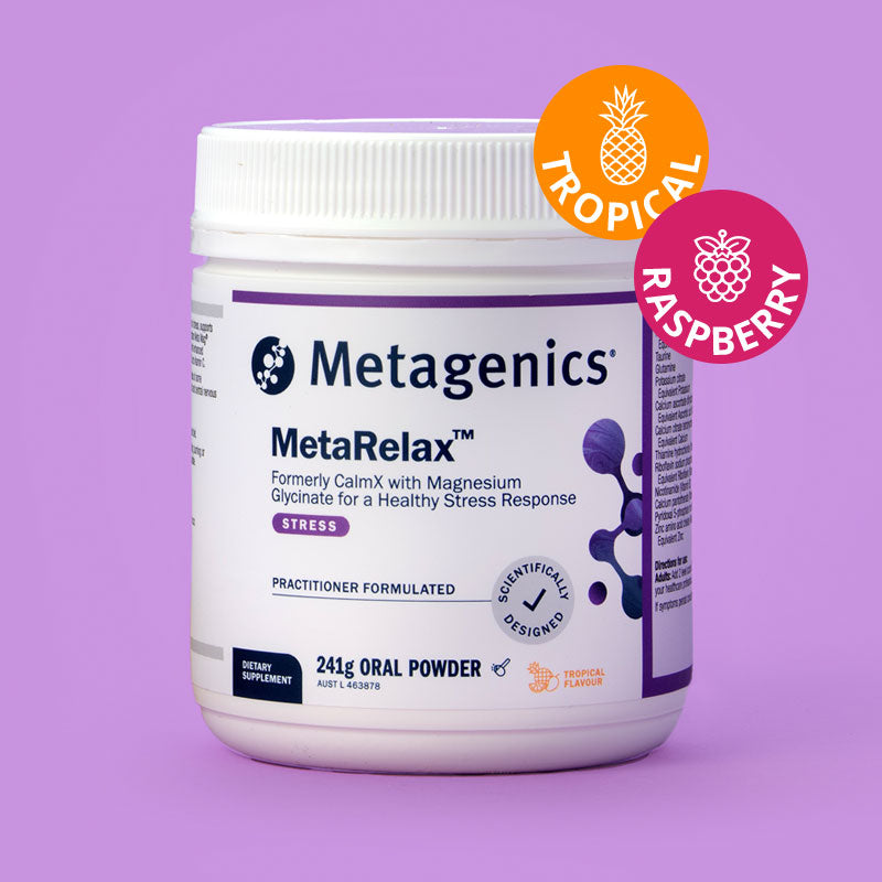Metagenics MetaRelax Tropical 241g Powder: New Name, Same Great-Tasting ...